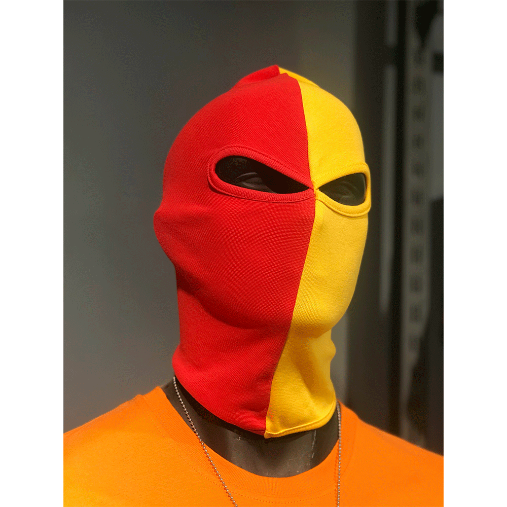 Kırmızı-Sarı Maske | Tribün Modasını Hayatına Taşı